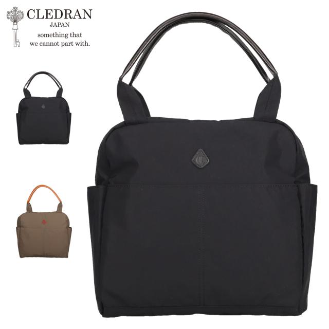 CLEDRAN クレドラン バッグ ボストンバッグ レディース 軽量 耐久 日本製 LUMI BOSTON ブラック グレー 黒 CL3116