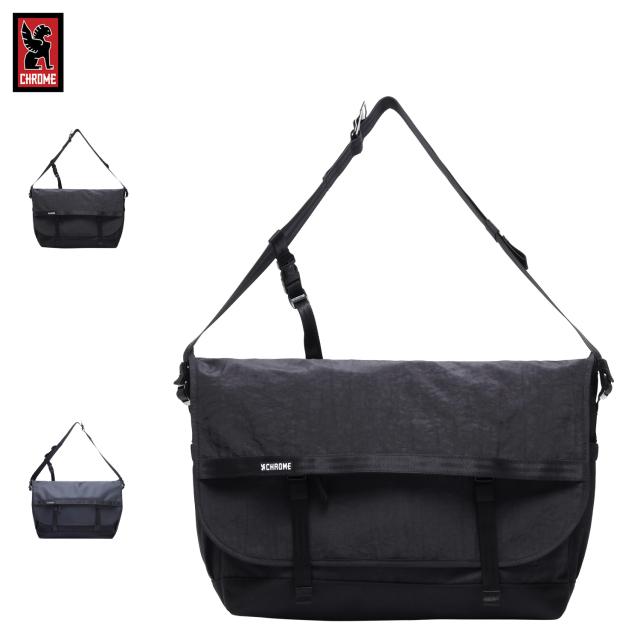 クローム CHROME バッグ メッセンジャーバッグ クーリエ フラップ メンズ レディース 20L 大容量 耐水 軽量 斜めがけ ブラック 黒 JP241