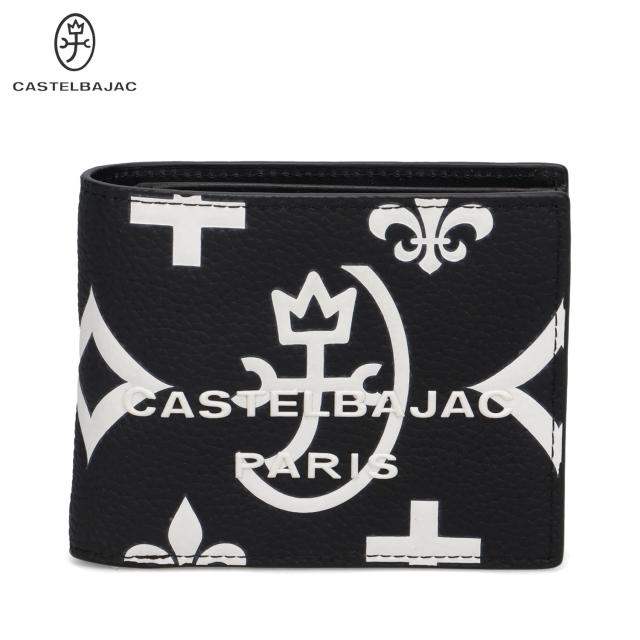 カステルバジャック CASTELBAJAC 財布 二つ折り メンズ レディース 本革 クレア ブラック 黒 68631