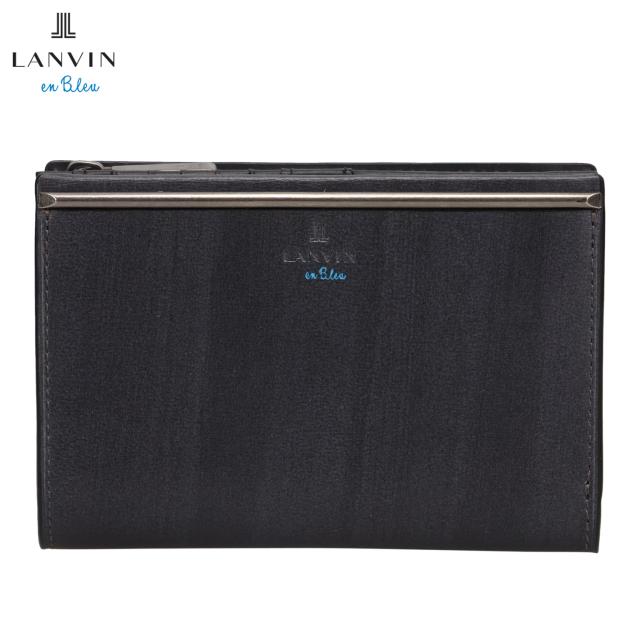 ランバンオンブルー LANVIN en Bleu 財布 二つ折り メンズ 本革 小銭入れ付き レノア ブラック 黒 518613