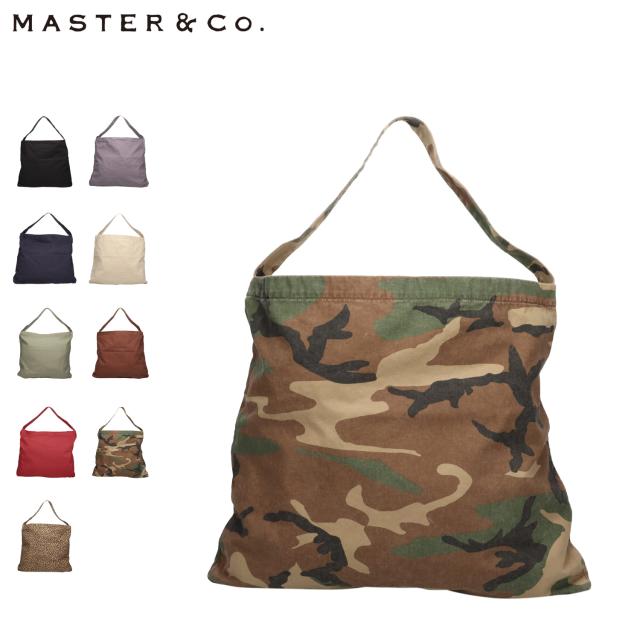 MASTER&Co. マスターアンドコー ショルダーバッグ メンズ レディース 斜めがけ 折りたたみ コットン MC392