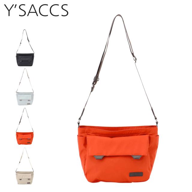 イザック Y’SACCS バッグ ショルダーバッグ ダブルタブ レディース A4 B4 撥水 大容量 軽量 斜めがけ 20-041-02