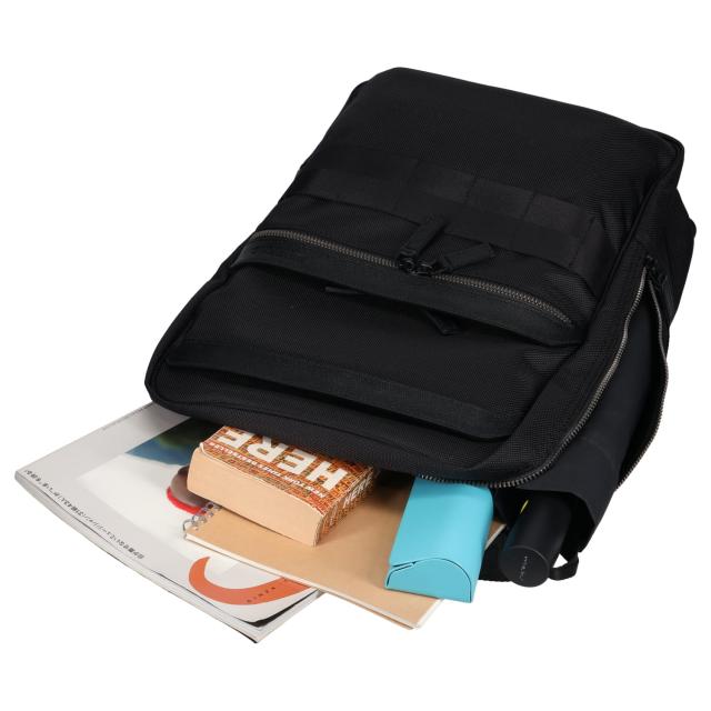 ブリーフィング BRIEFING バッグ リュック バッグパック 14.3L A4 B4 大容量 防水 日本製 ブラック 黒 BRM191P07