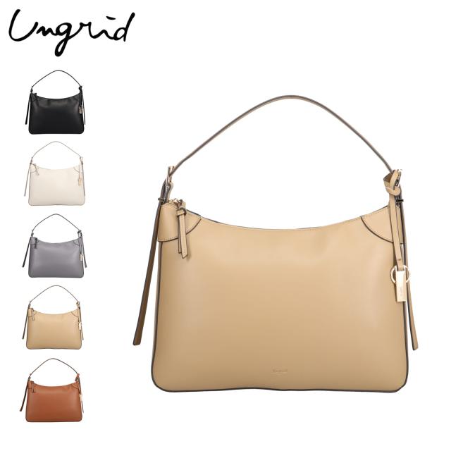 アングリッド Ungrid バッグ ショルダーバッグ レディース A4 軽量 スクエア ブラック ホワイト グレー ベージュ ブラウン UNG-54130B