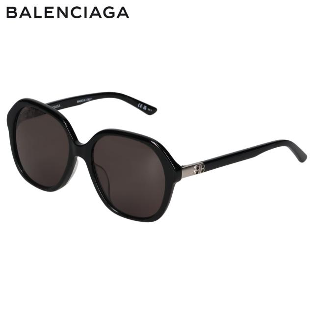 バレンシアガ BALENCIAGA サングラス メンズ レディース UVカット アジアンフィット ブラック 黒 BB0184SA-001