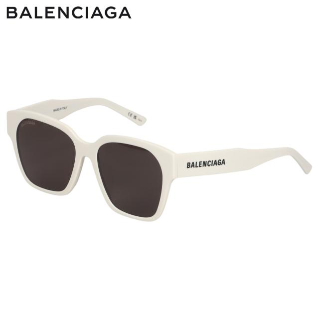 バレンシアガ BALENCIAGA サングラス メンズ レディース UVカット アジアンフィット ホワイト 白 BB0215SA-003