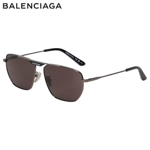 バレンシアガ BALENCIAGA サングラス メンズ UVカット アジアンフィット グレー BB0298SA-001