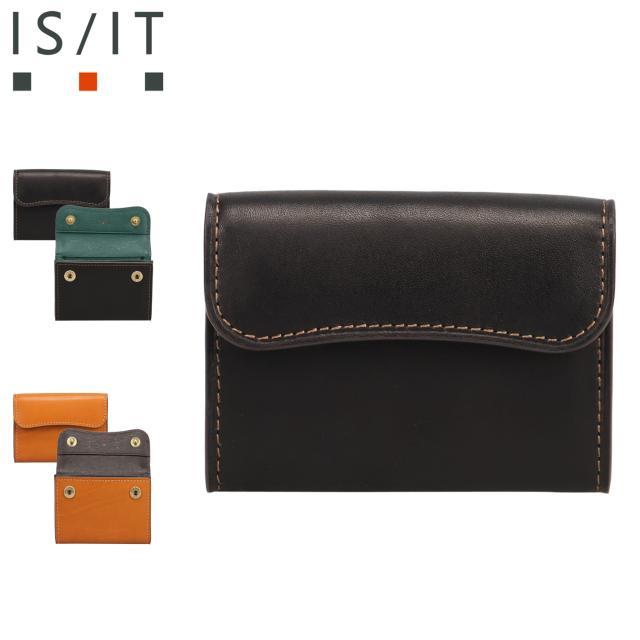 IS/IT イズイット 小銭入れ ケース ミニ財布 カードケース メンズ レディース 軽量 本革 948601