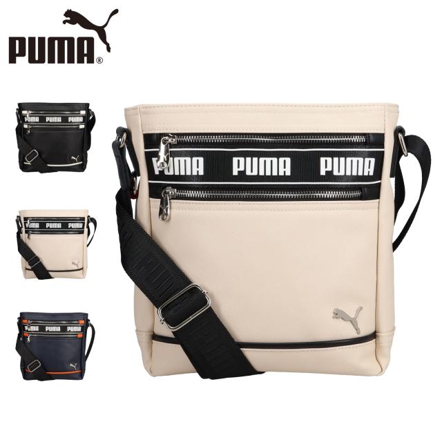 PUMA プーマ バッグ ショルダーバッグ メンズ レディース 縦型 軽量 斜めがけ ファスナー付き J20365