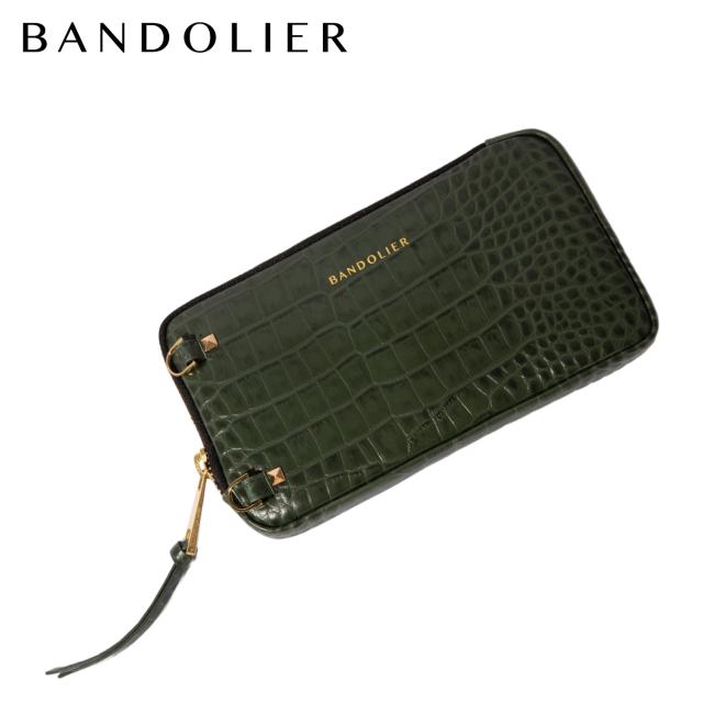 BANDOLIER バンドリヤー ポーチ 小物入れ スマホ スマートフォン 小さめ 財布 代わり メンズ レディース グリーン 21GRA