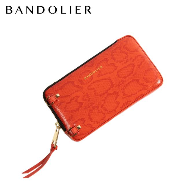 BANDOLIER バンドリヤー ポーチ 小物入れ スマホ スマートフォン 小さめ 財布 代わり メンズ レディース オレンジ 21GRA