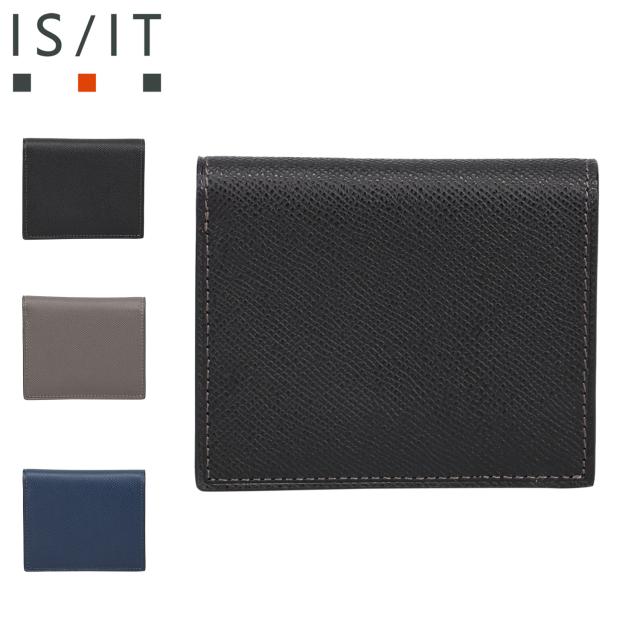 IS/IT イズイット 財布 二つ折り財布 ダッチ メンズ レディース 牛革 本革 軽量 コンパクト 977604