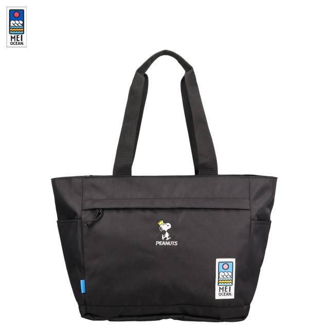 メイ オーシャン MEI OCEAN トートバッグ メンズ レディース ピーナッツ コラボ スヌーピー75周年モデル ブラック 黒 62108