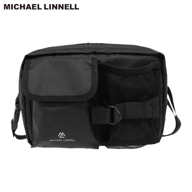 マイケルリンネル MICHAEL LINNELL バッグ ショルダーバッグ メンズ レディース 4L 軽量 撥水 斜めがけ ブラック 黒 MLAC-39