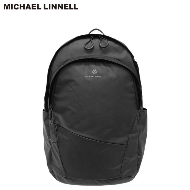 マイケルリンネル MICHAEL LINNELL リュック バッグ バックパック メンズ レディース 30L 大容量 軽量 撥水 三層構造 ブラック MLAC-41