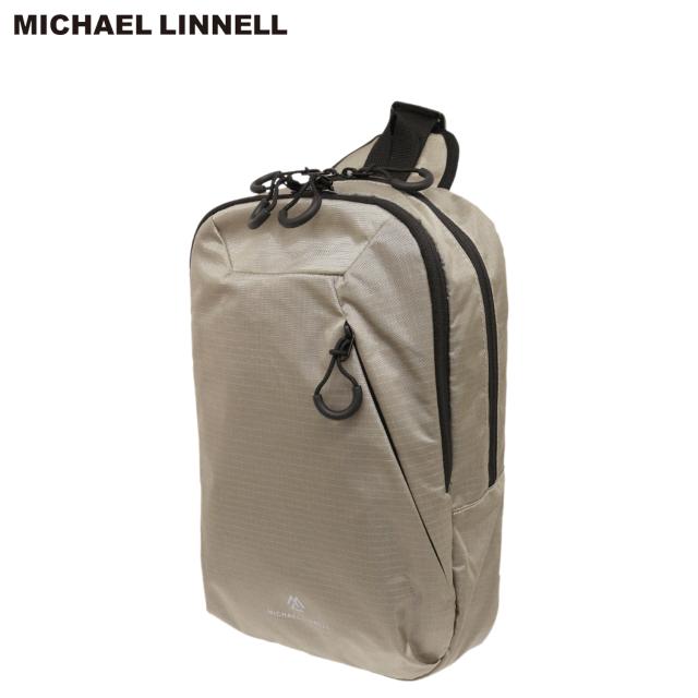 マイケルリンネル MICHAEL LINNELL バッグ ボディバッグ メンズ レディース 8L 軽量 撥水 斜めがけ コンパクト ベージュ MLRT-02