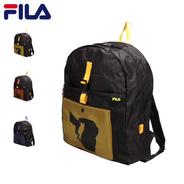 FILA フィラ リュック バッグ バッグパック ポケモンシリーズ メンズ レディース 15L 大容量 撥水 軽量 FPK002