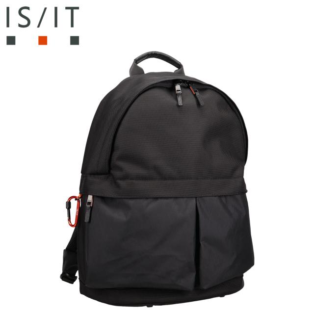 IS/IT イズイット リュック バッグ バックパック メンズ レディース 軽量 X-pac ブラック 黒 994702