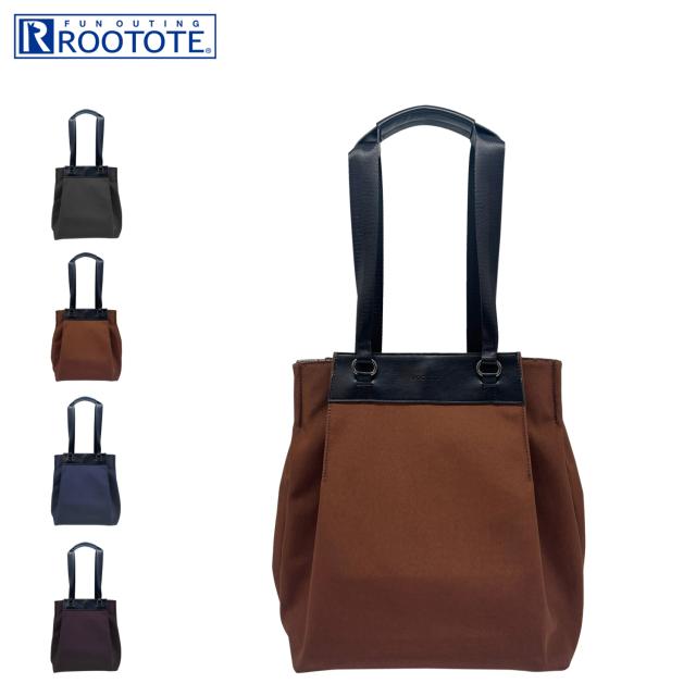 ROOTOTE ルートート バッグ トートバッグ リュック バックパック LT.セオルー.フロントオープン-A レディース ファスナー付き 3667