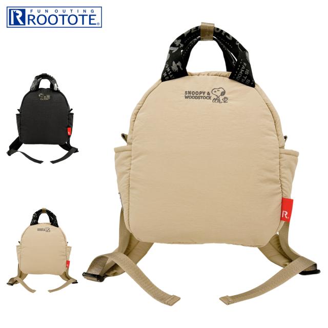 ROOTOTE ルートート リュック バッグ バックパック IP.セオルー.パデット.ピーナッツ-0S レディース A5 軽量 ブラック シルバー 黒 8453