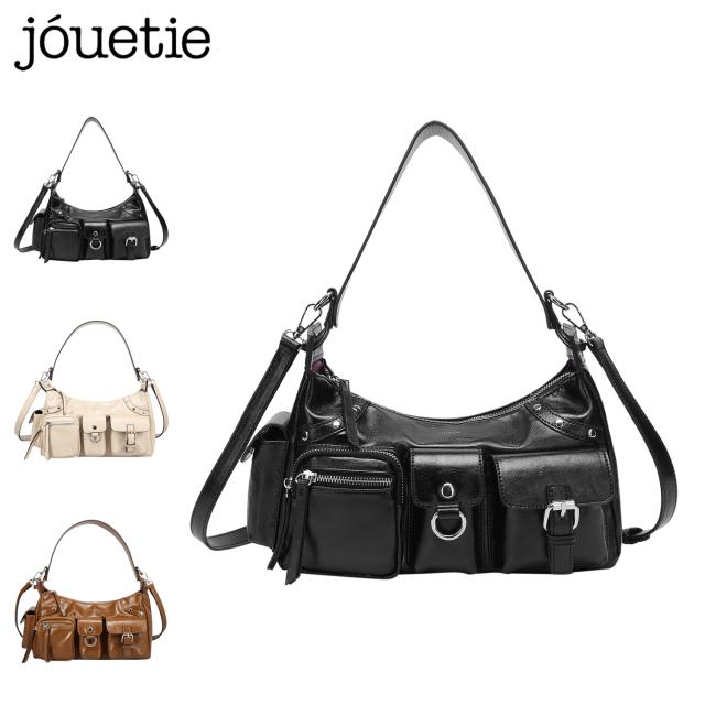 ジュエティ jouetie バッグ ショルダーバッグ アンティーク レディース 軽量 斜めがけ ブラック 黒 JUT-82160B