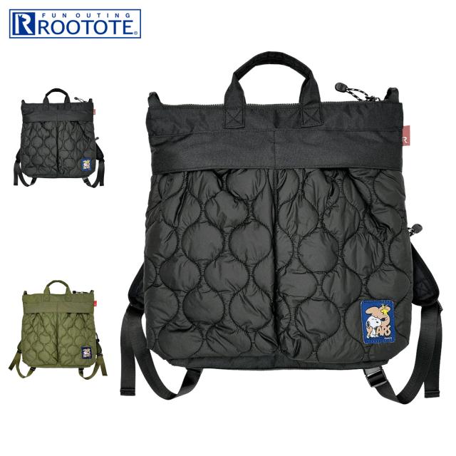 ROOTOTE ルートート バッグ トートバッグ リュック バックパック レディース ファスナー付き 軽量 通学 スヌーピー コラボ 限定 8457