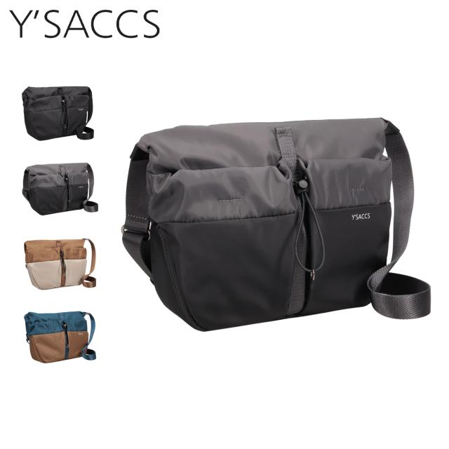 イザック Y’SACCS バッグ ショルダーバッグ レディース 斜めがけ 大人 軽量 ドローストリング コンビカラー 20-052-02