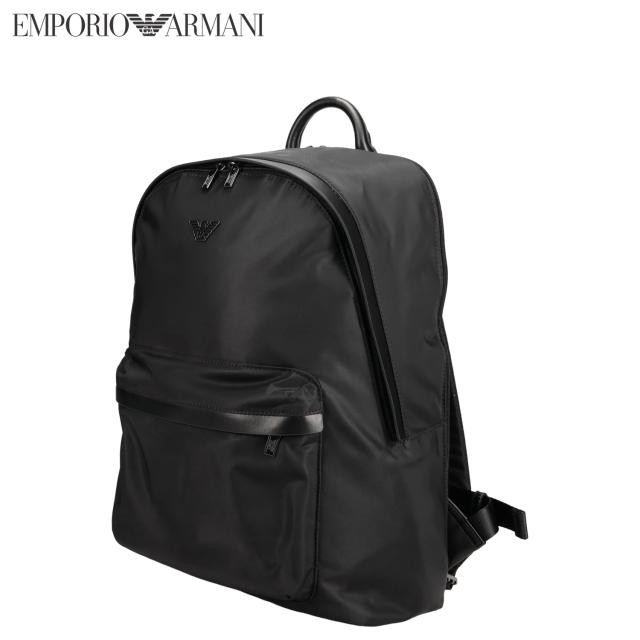 エンポリオアルマーニ EMPORIO ARMANI リュック バッグ バックパック メンズ 軽量 通勤 RECYCLED NYLON BACKPACK ブラック Y4O348 Y217J