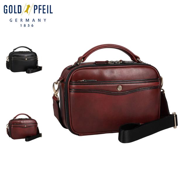 ゴールドファイル GOLD PFEIL バッグ ショルダーバッグ オックスフォード メンズ 斜めがけ 本革 901109