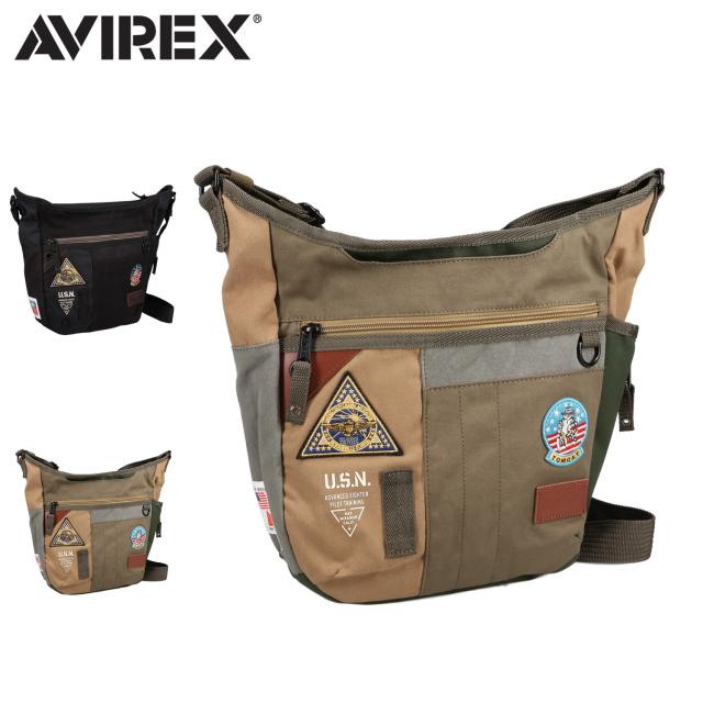 AVIREX アヴィレックス バッグ ショルダーバッグ トップガン3 メンズ レディース 斜め掛け 大容量 AX1170N