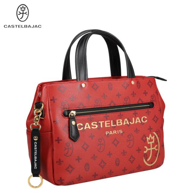 カステルバジャック CASTELBAJAC バッグ トートバッグ サシャ メンズ レディース A4 大きめ ファスナー付き SACHA レッド 48581