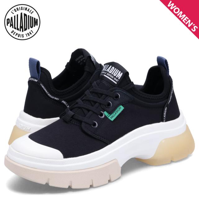 パラディウム PALLADIUM パラウェーブ ロー メトロ スニーカー レディース 厚底 PALLAWAVE LO METRO ブラック 黒 98577-008