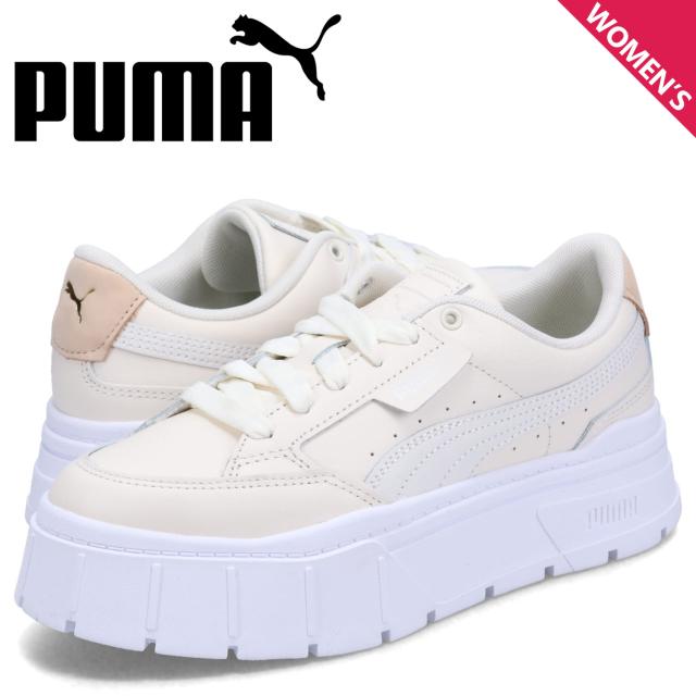 PUMA プーマ スニーカー メイズ スタック ソフト ウィメンズ レディース 厚底 MAYZE STACK SOFT WMNS ホワイト 白 391083-01