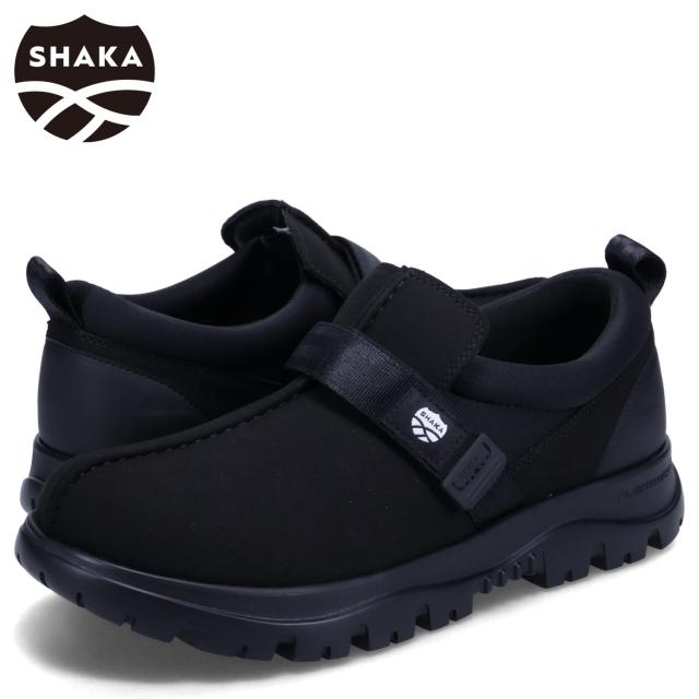 SHAKA シャカ モックシューズ スリッポン ルームシューズ スリッパ トレイル モール モック EX メンズ ブラック 黒 SK-255