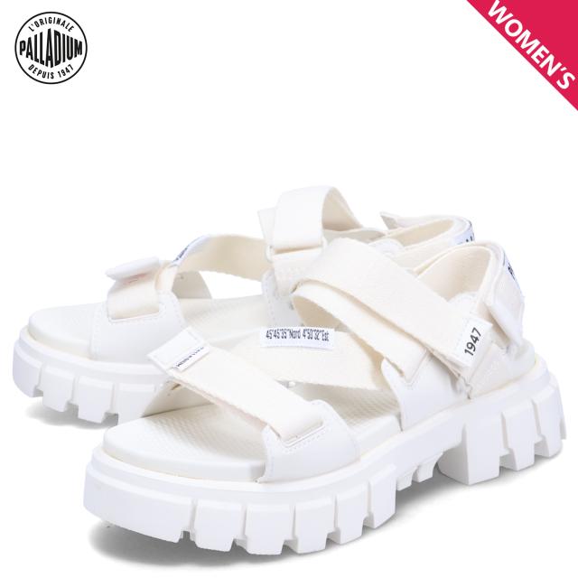 パラディウム PALLADIUM サンダル ストラップサンダル レボルト モノ レディース 厚底 REVOLT SANDAL MONO ホワイト 白 98578-116