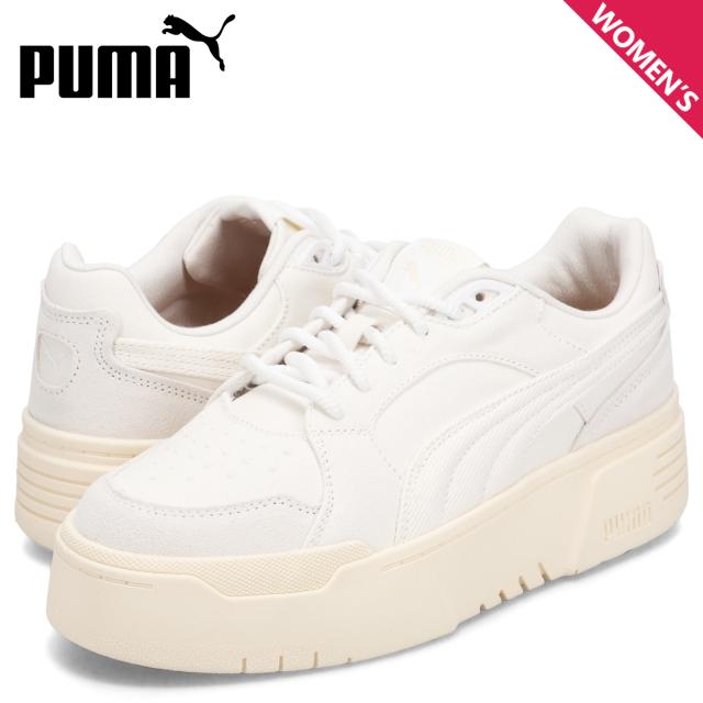 PUMA プーマ スニーカー ウィメンズ カリフォルニア フライズ ネイチャー レディース 厚底 WNS CA. FLYZ NATURE ホワイト 396100-01