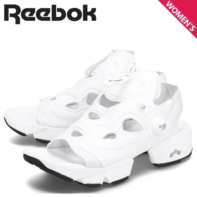 リーボック Reebok インスタポンプフューリー ジップ サンダル レディース 厚底 INSTAPUMP FURY SANDAL ZIP ホワイト 白 100202020