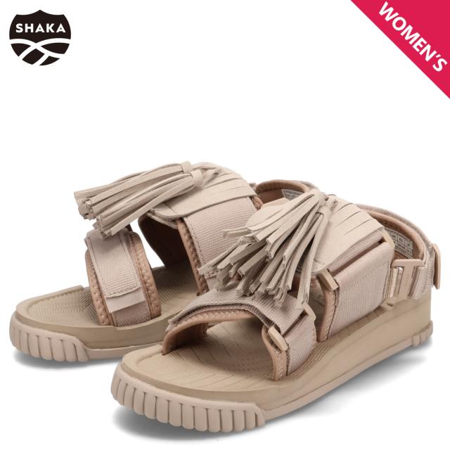 SHAKA シャカ サンダル スポーツサンダル ウィークエンダー タッセル レディース WEEKENDER TASSEL ベージュ SK-274