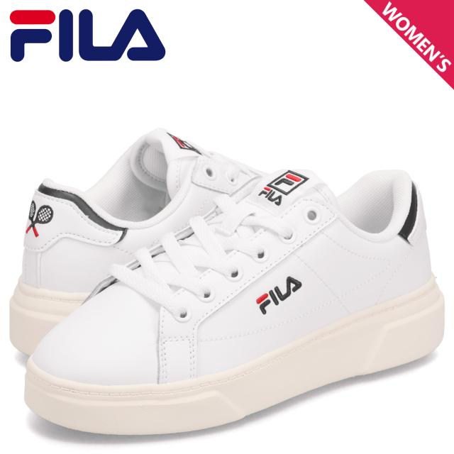 FILA フィラ スニーカー コート プランピー フェザリー レディース 厚底 COURT PLUMPY FEATHERY ホワイト白 UFW24054