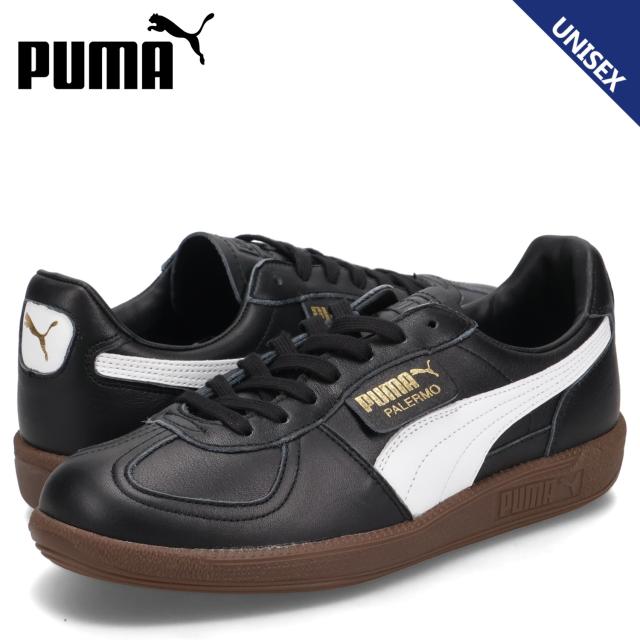 PUMA プーマ パレルモ レザー MIJ スニーカー メンズ レディース PALERMO LTH MIJ ブラック 黒 402384-01