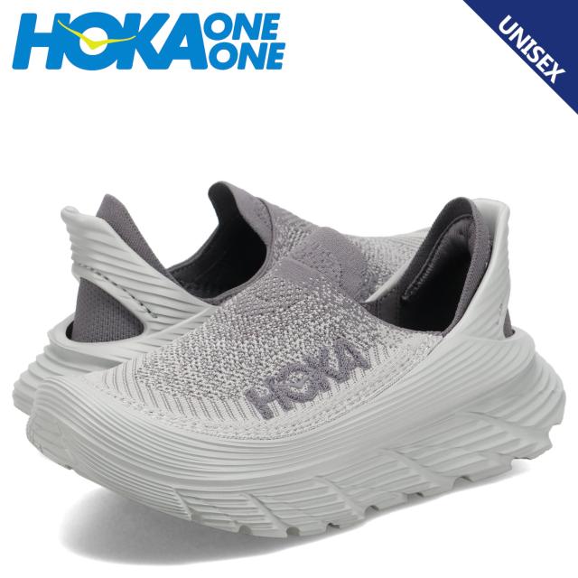 ホカオネオネ HOKA ONE ONE スニーカー スリッポン リストア TC メンズ レディース 厚底 RESTORE TC グレー 1134532