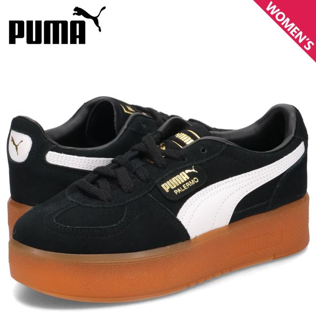 PUMA プーマ スニーカー パレルモ エレヴァータ レディース PALERMO ELEVATA ブラック 黒 399348