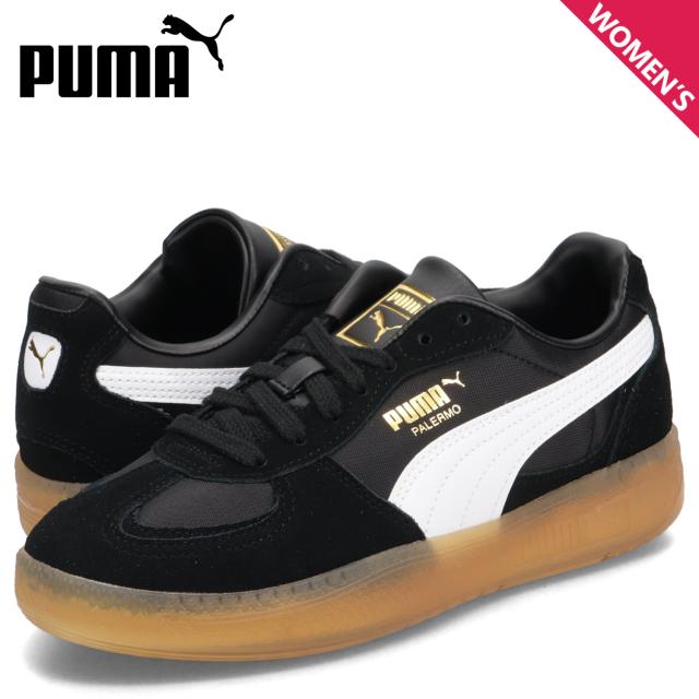 PUMA プーマ スニーカー パレルモ モダ タン ウィメンズ レディース PALERMO MODA TONGUE WNS ブラック 黒 401679-04