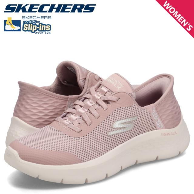 スケッチャーズ SKECHERS スリップインズ ゴーウォーク フレックス スニーカー レディース 軽量 SLIP-INS ピンク 124836