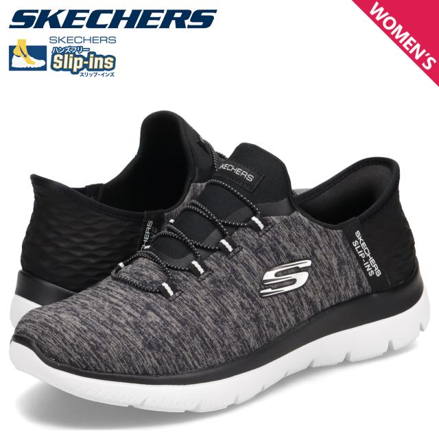 スケッチャーズ SKECHERS スリップインズ サミッツ ダズリング ヘイズ スニーカー レディース 軽量 SLIP-INS ブラック 黒 149937W