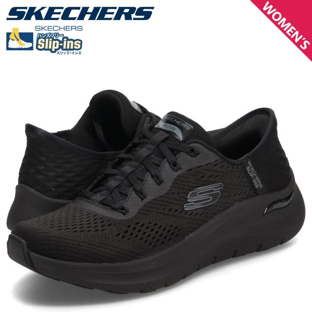 スケッチャーズ SKECHERS スリップインズ アーチフィット 2.0 イージー シック スニーカー レディース SLIP-INS ブラック 黒 150066