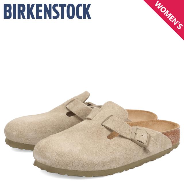 ビルケンシュトック BIRKENSTOCK ボストン サンダル クロッグサンダル レディース 本革 細幅 BOSTON LEVE カーキ ブラウン 1025844
