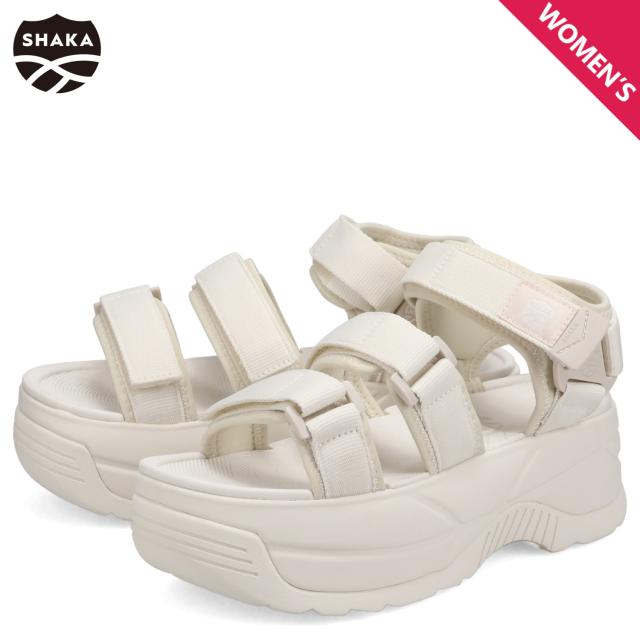 SHAKA シャカ サンダル スポーツサンダル ネオ バンジー チャンキー レディース 厚底 NEO BUNGY CHUNKY オフ ホワイト SK-114