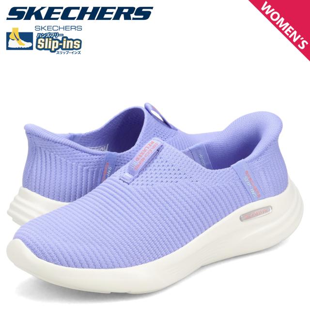スケッチャーズ SKECHERS スリップインズ リラックスフィット スポーツ スニーカー スリッポン レディース ブルー 150355