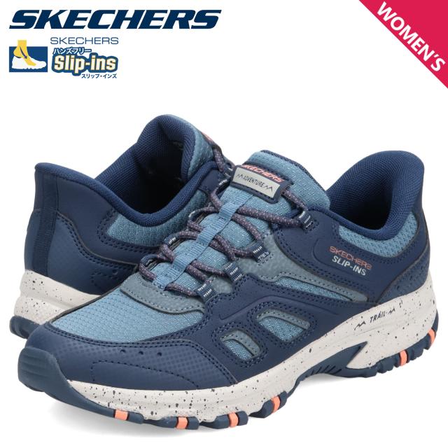 スケッチャーズ SKECHERS スニーカー ヒルクレスト レディース 本革 HILLCREST ネイビー 180025
